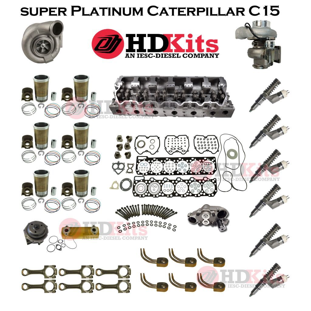Super Platinum Overhaul Kit Caterpillar C12 Engine 2KS, 1YN & MBL